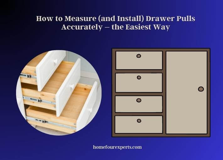 How to Measure (and Install) Drawer Pulls Accurately – the Easiest Way!
