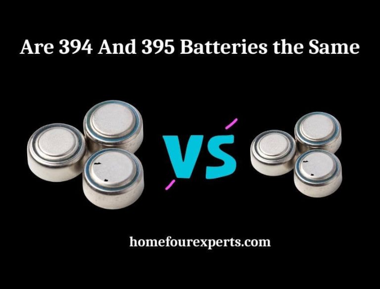 Are 394 And 395 Batteries the Same? (What are They Used For?)